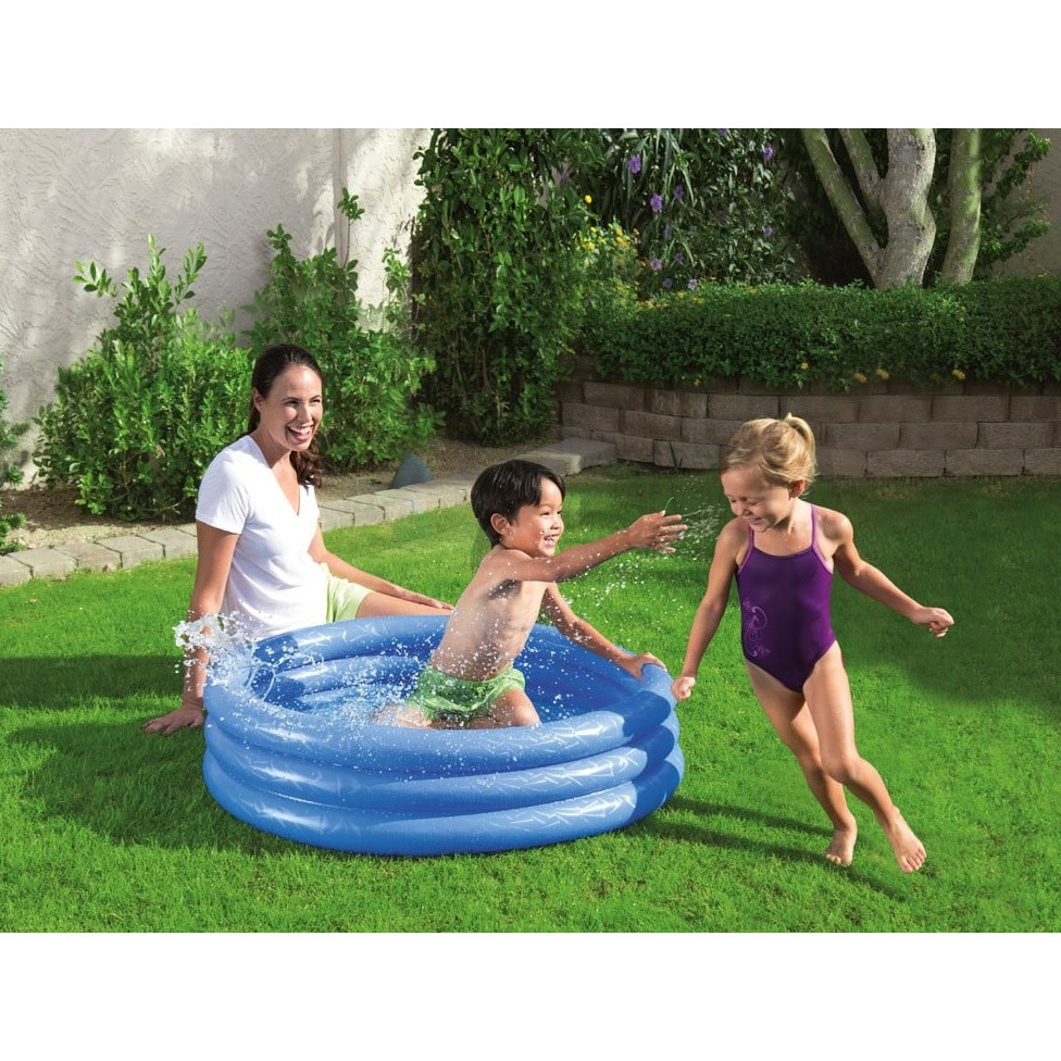 Piscina pentru copii, Bestway, 102x25cm, Albastru - eMAG.ro