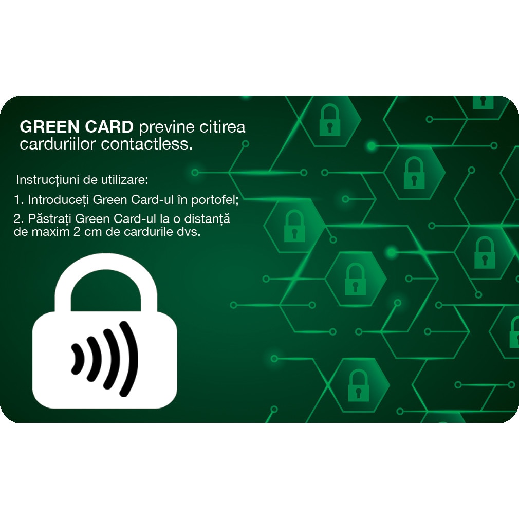 Card protectie contactless pentru protejarea cardurilor bancare cu RFID ...