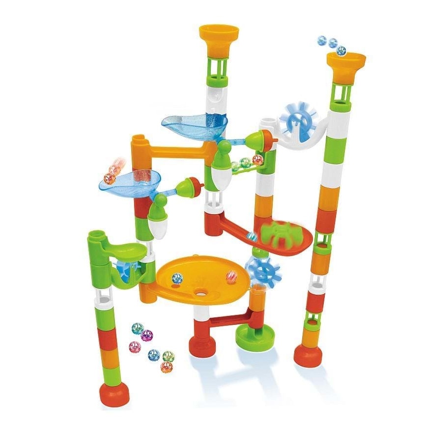 Set de constructie Buki France labirint cu bile, 80 piese, multicolor ...