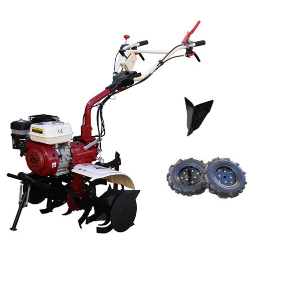 Motocultor MEDIA LINE MS 7500 CF, 7 CP + roti pneumatice + plug de bilonat - eMAG.ro