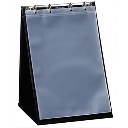 Flipchart desktop A4 portrait Rillstab - 10 folii, negru - eMAG.ro