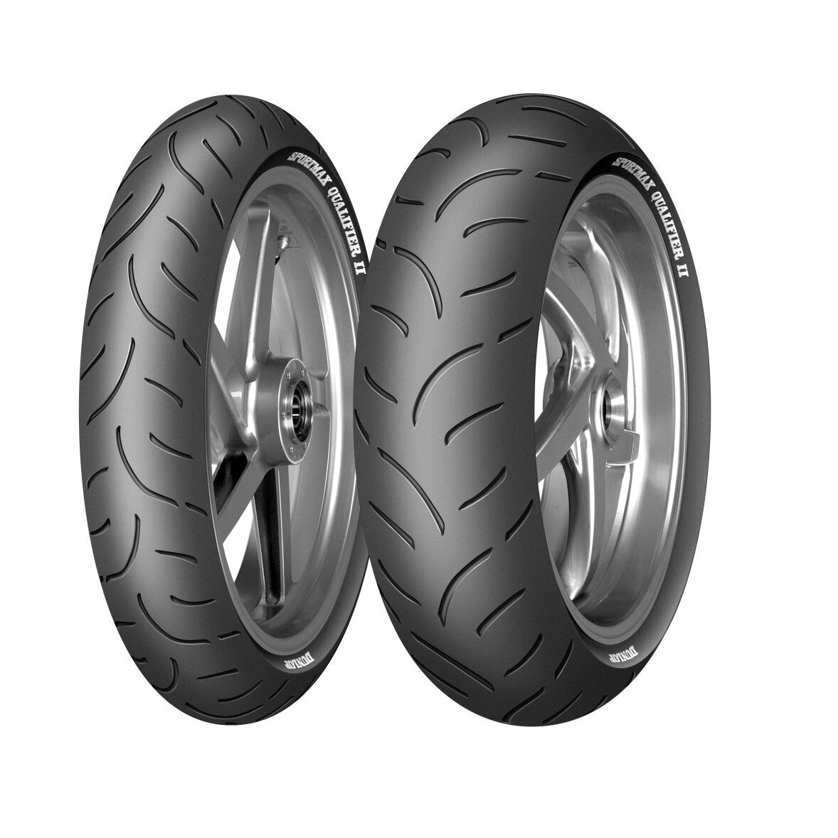 Anvelope moto DUNLOP - set QUALIFIER II: 120/70-17 + 180/55-17 - eMAG.ro