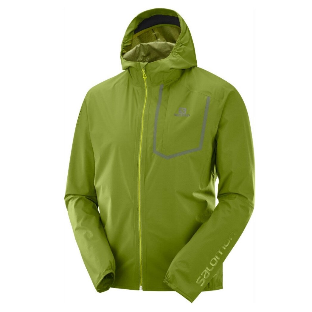 Geaca Alergare Salomon Bonatti Pro Wp Jkt Barbati, Verde, M - eMAG.ro