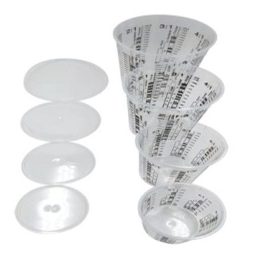 Set 50 Pahare gradate mixare vopsea,lac, Easy Trading, 385 ml - eMAG.ro