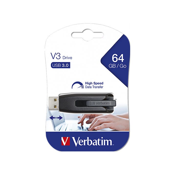 Memory stick USB 3.0 Verbatim Store n Go V3 64 GB retractabil - eMAG.ro