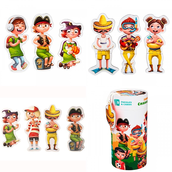 Puzzle Cubika, "Personaje Haioase" - eMAG.ro