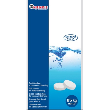 Tablete de sare pentru dedurizarea apei Hendi, 25 Kg - eMAG.ro