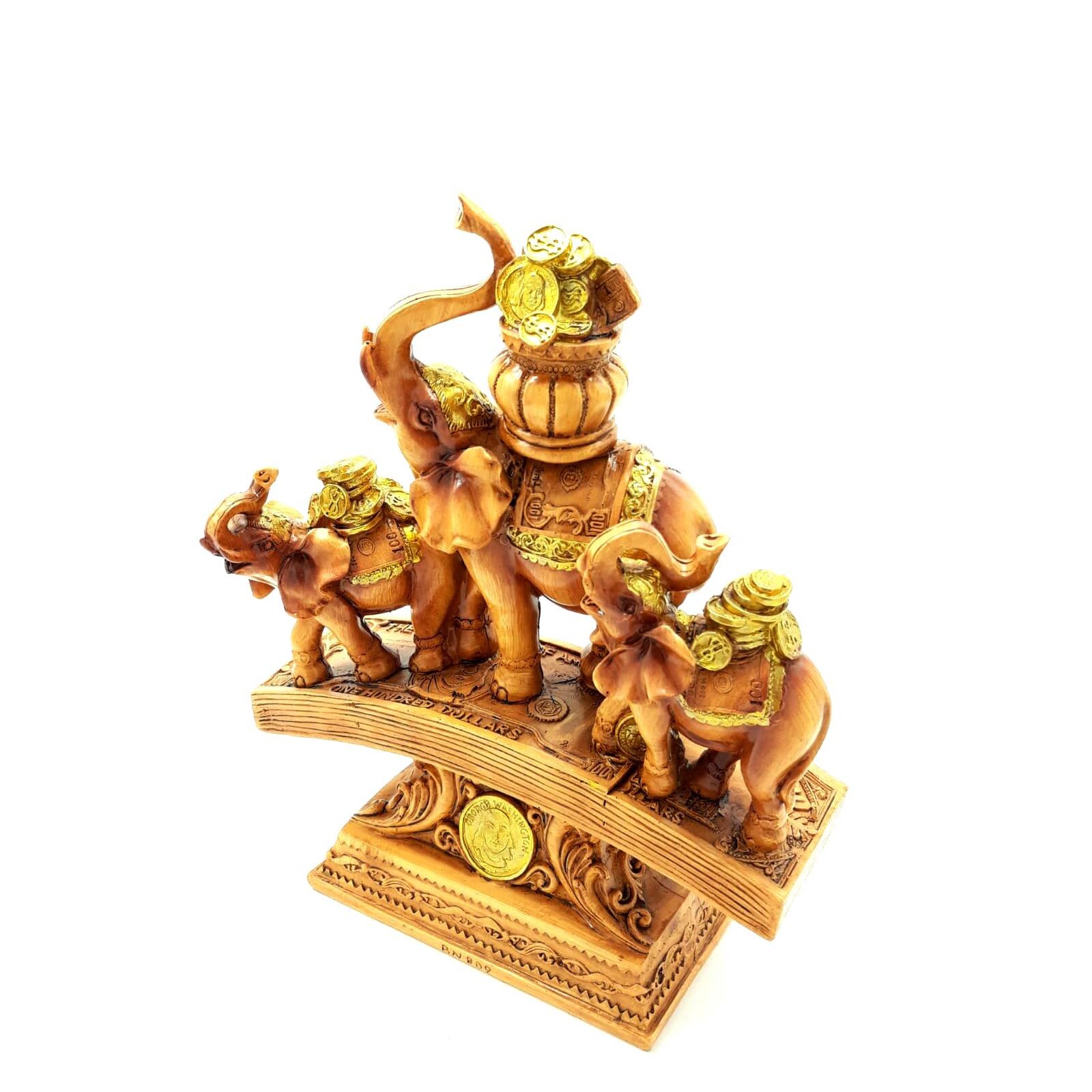 Bibelou elefantii cu comori, 25 x 20 cm - eMAG.ro