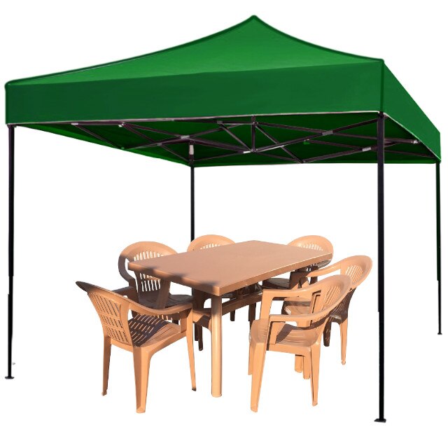 Cort pavilion pliabil CULINARO 3x3m cadru otel cu panza impermeabila ...