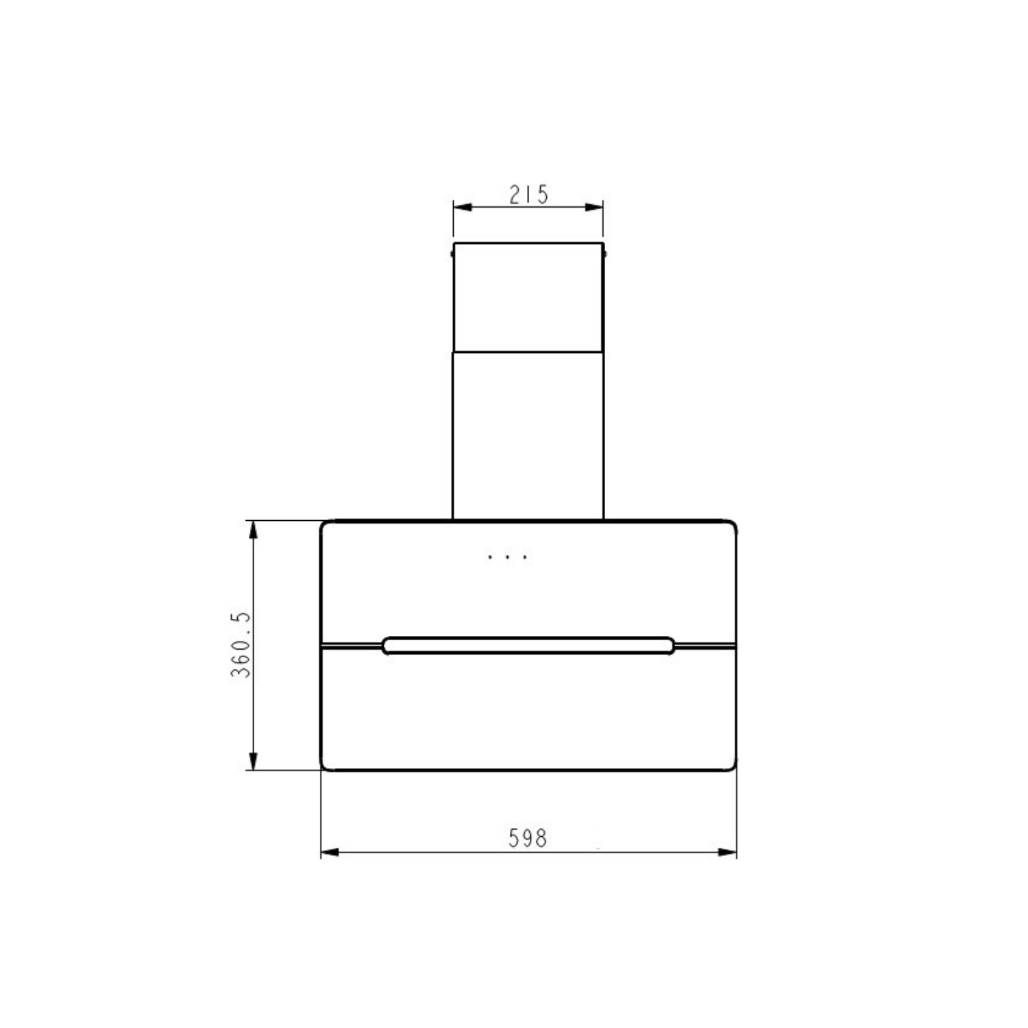 Абсорбатор ELICA LIXA WH/A/60, Капацитет на абсорбация 365 м3/ч, 1 ...
