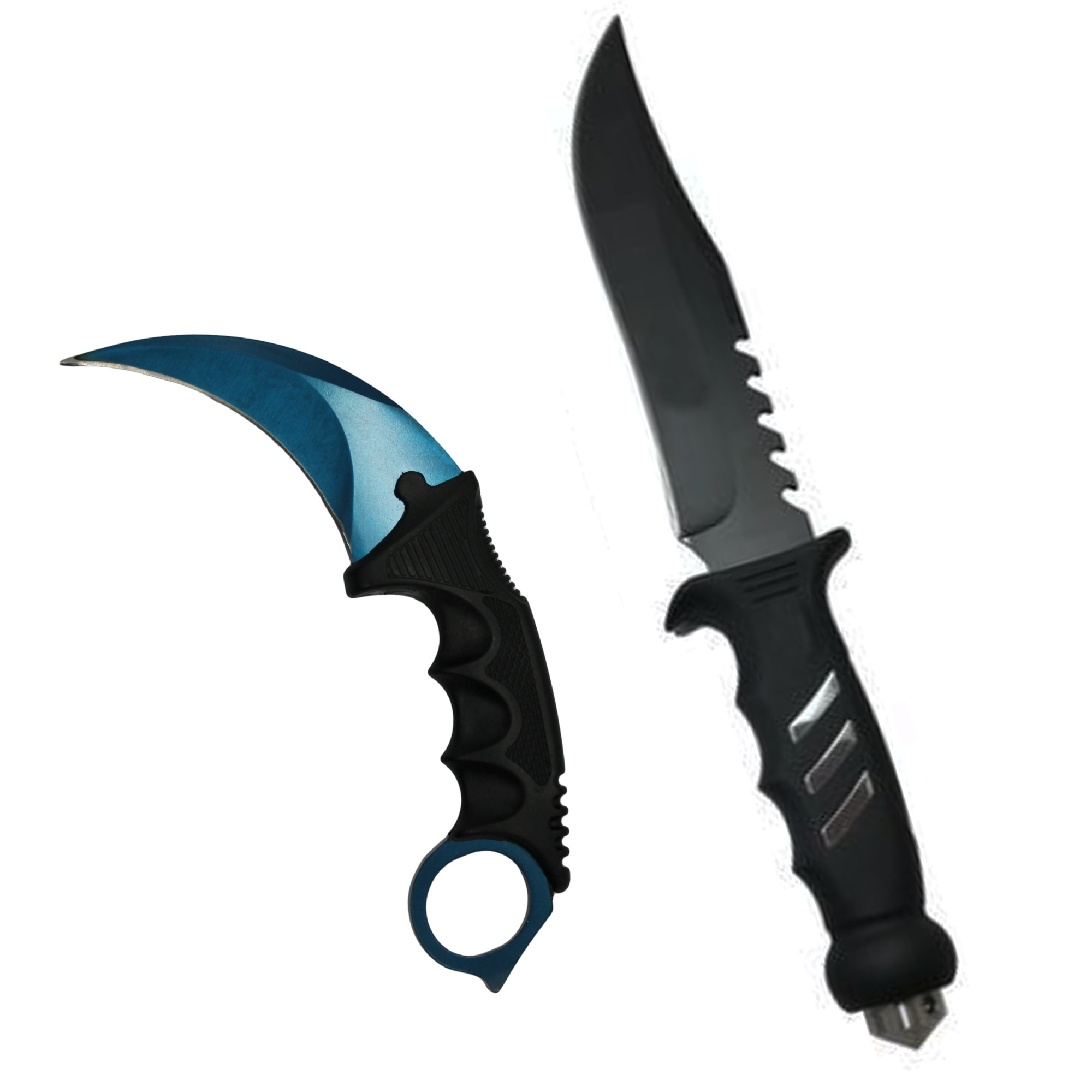 Set 2 x Cutit de vanatoare, plus husa, Commando D04, Columbia, Cutit ...