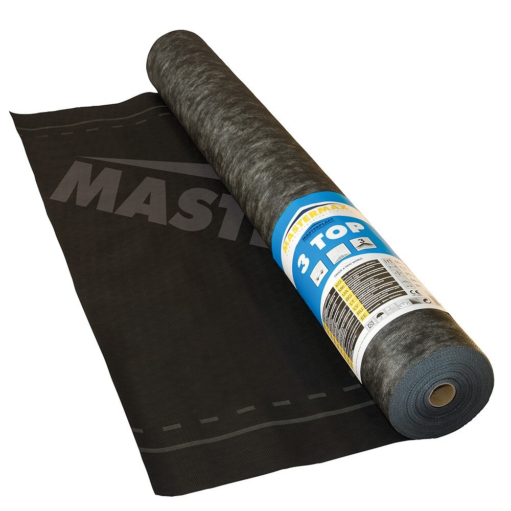 Folie de difuzie pentru acoperis MasterMax 3 Top 155g/mp, 1.5 x 50 mp ...