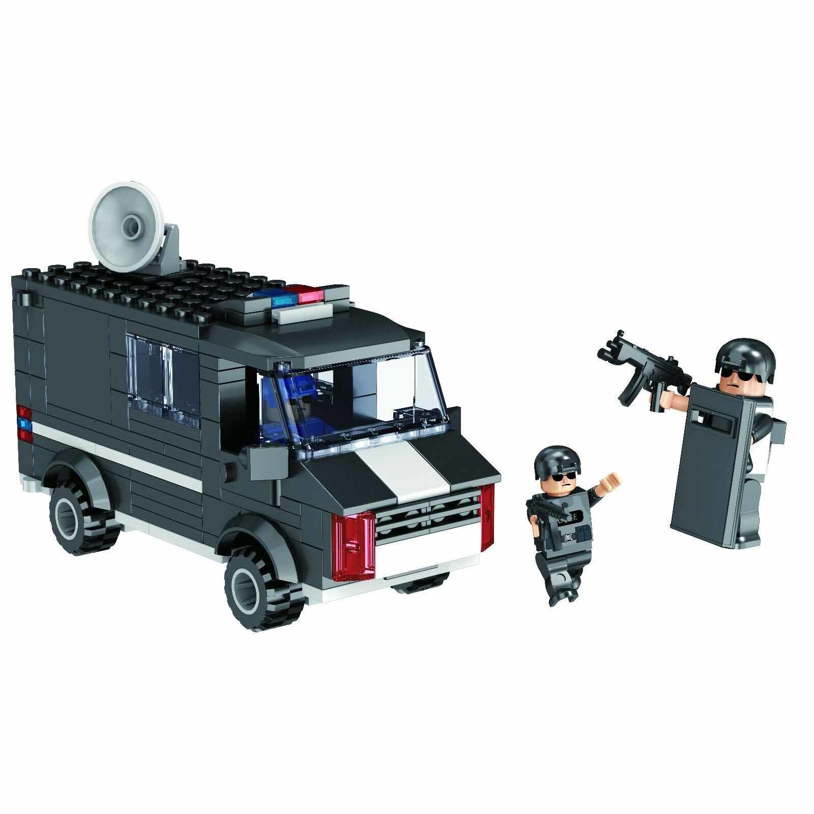 Set constructie tip lego Masina politie blindata 228 pcs - eMAG.ro