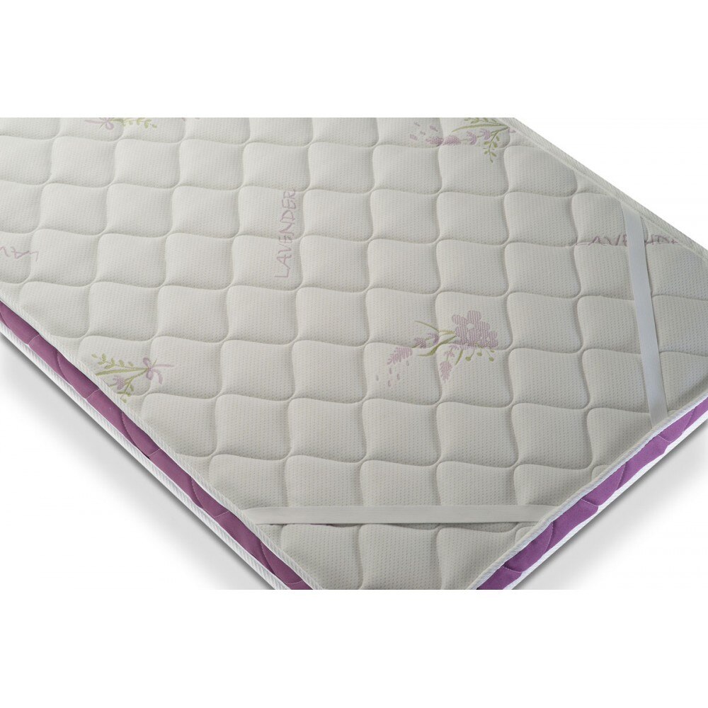 Двулицев топ матрак с Лавандула Medico Plus Relax, 130x200см, 6 см ...