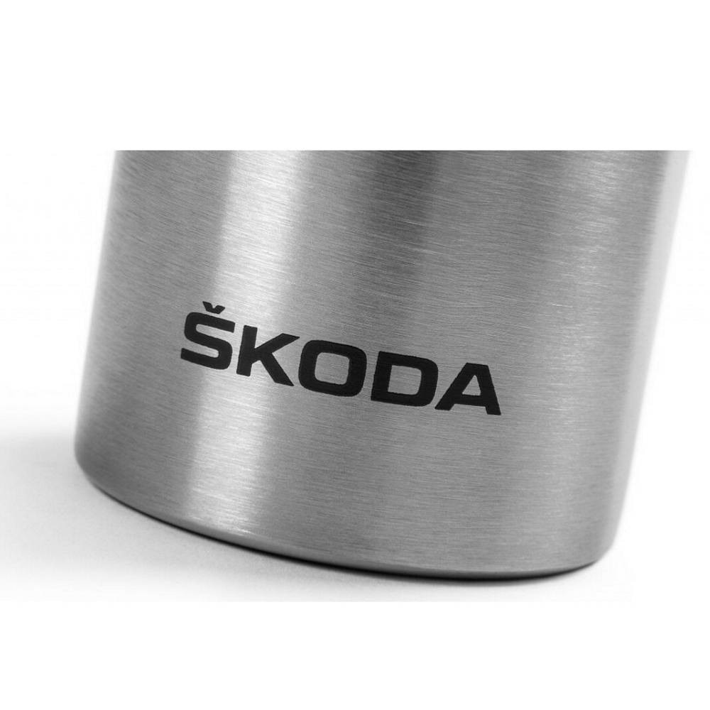 Метален термос, 500 мл, Шкода, Сребрист - eMAG.bg