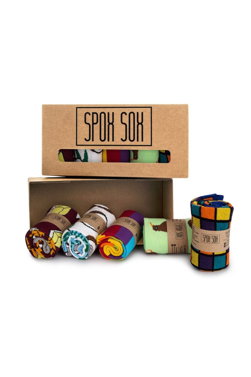 Spox Sox, Set sosete lungi - 5 perechi, 44-46 EU - eMAG.ro