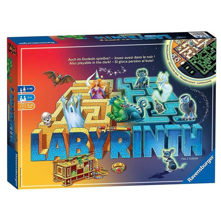 Joc Ravensburger Labyrinth Glow In The Dark - eMAG.ro