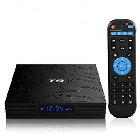 Мултимедиен плеър TV Box T9, 4K, Android 8.1, Quadcore Rockchip RK3328 ...