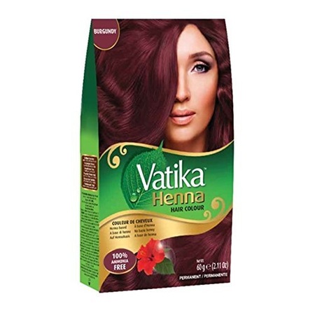 Vopsea de Par cu Henna Burgundy - VATIKA 60g - eMAG.ro