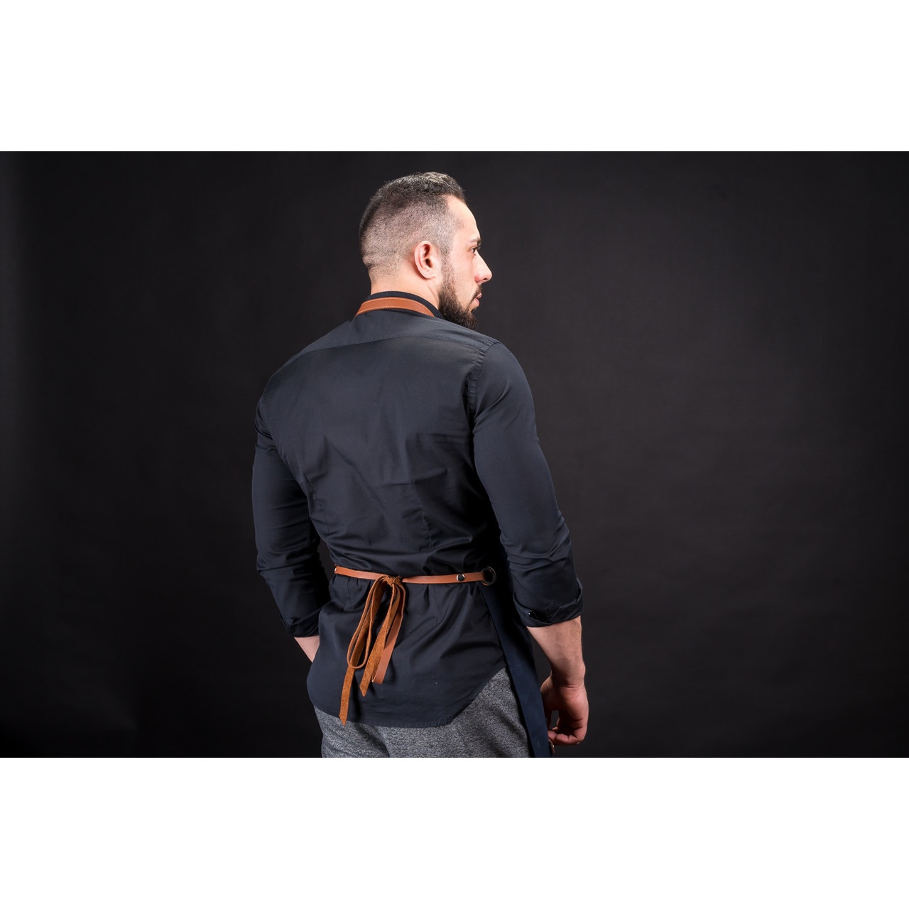 Sort barman/barbers/piele naturala/UNISEX - eMAG.ro