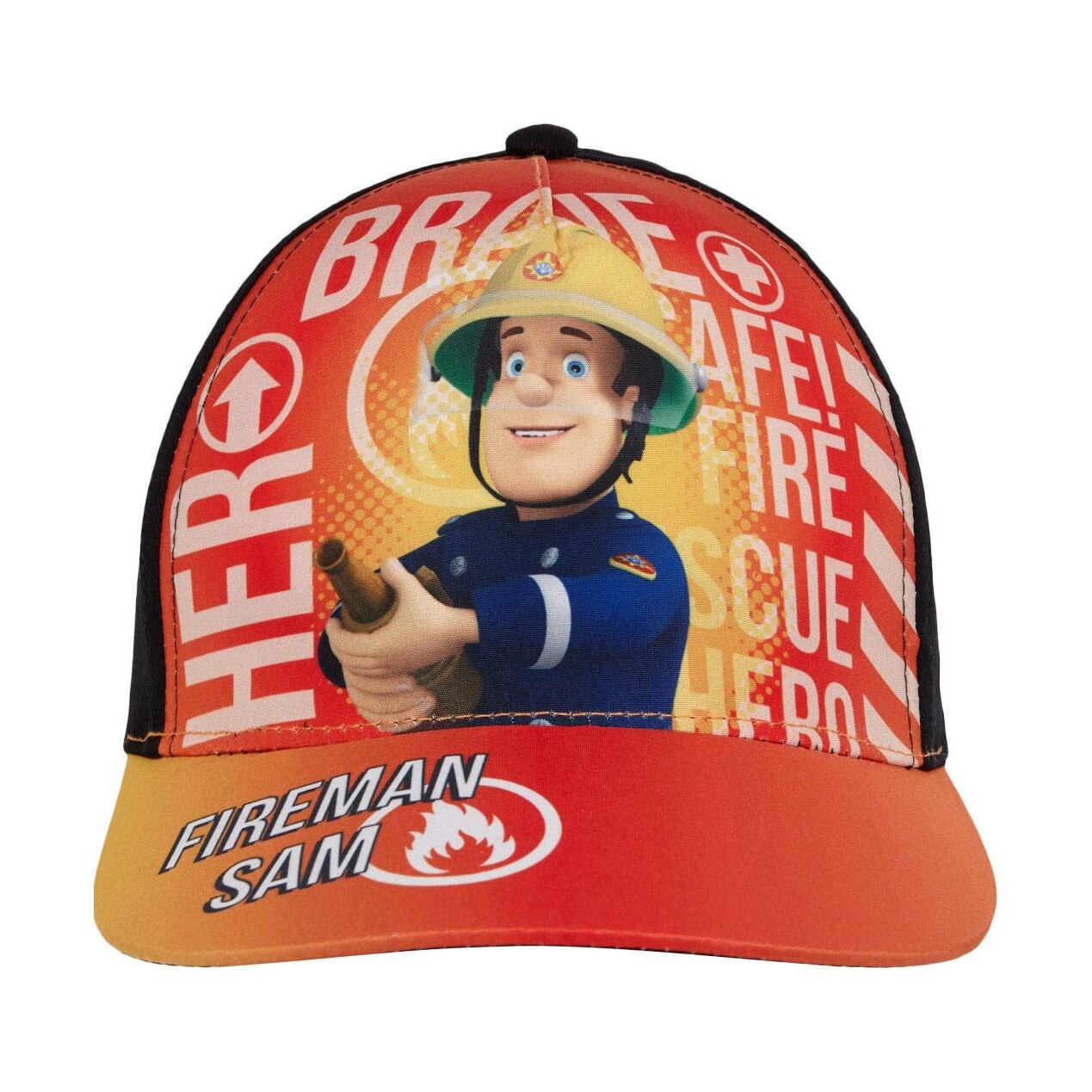 Sapca Pompierul Sam negru/ rosu, 54 cm - eMAG.ro