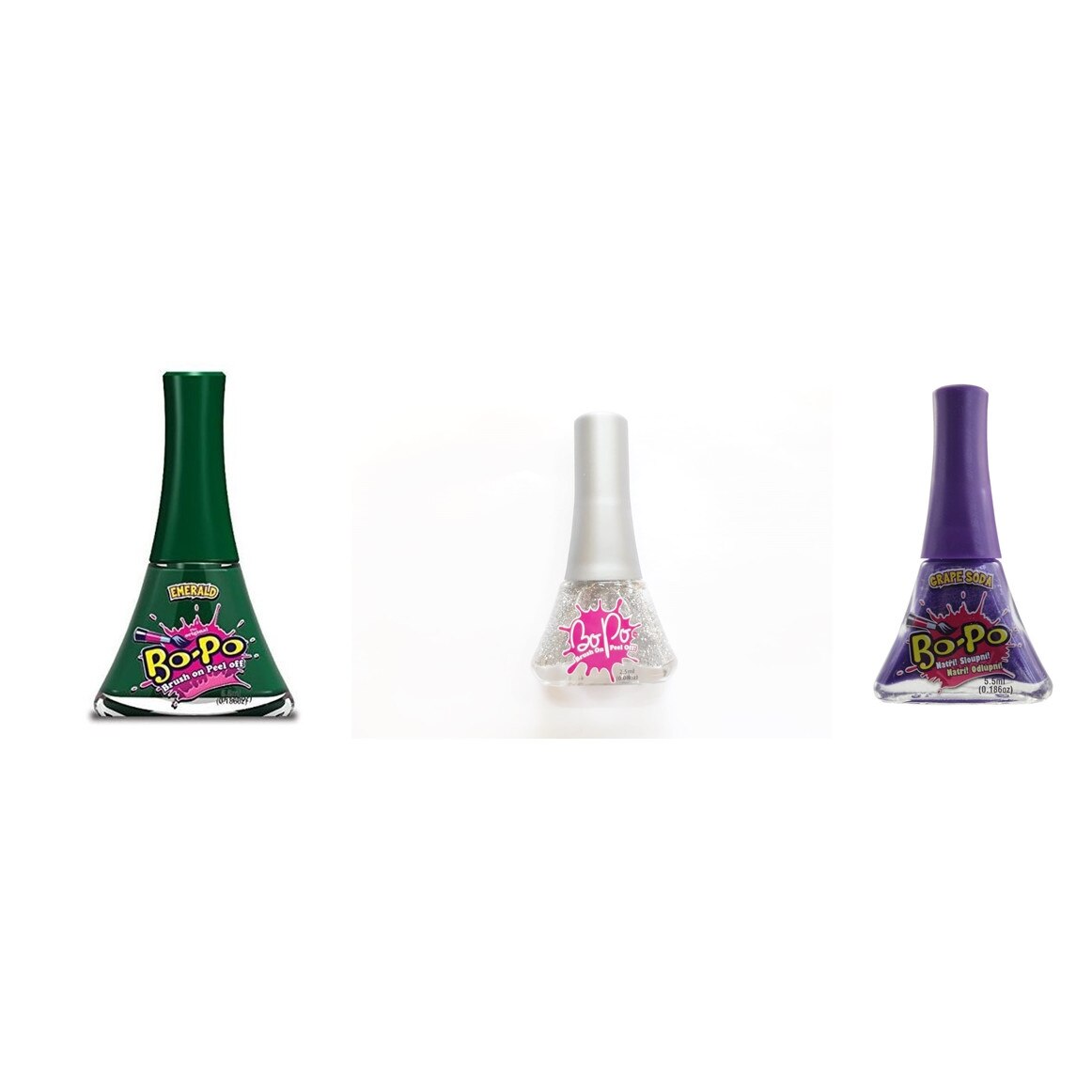 Set 3 Oje Bo-Po, Emerald, Rock Candy si Grape Soda - eMAG.ro