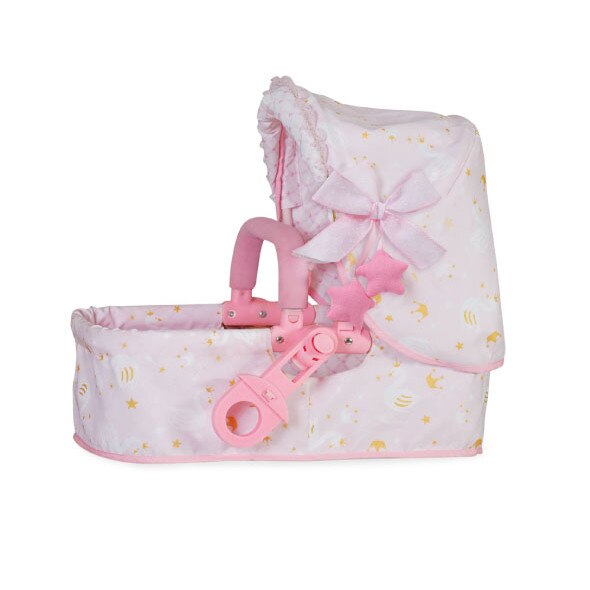 Carut pliant pentru papusi convertibil cu rucsac, 75 cm, De Cuevas ...