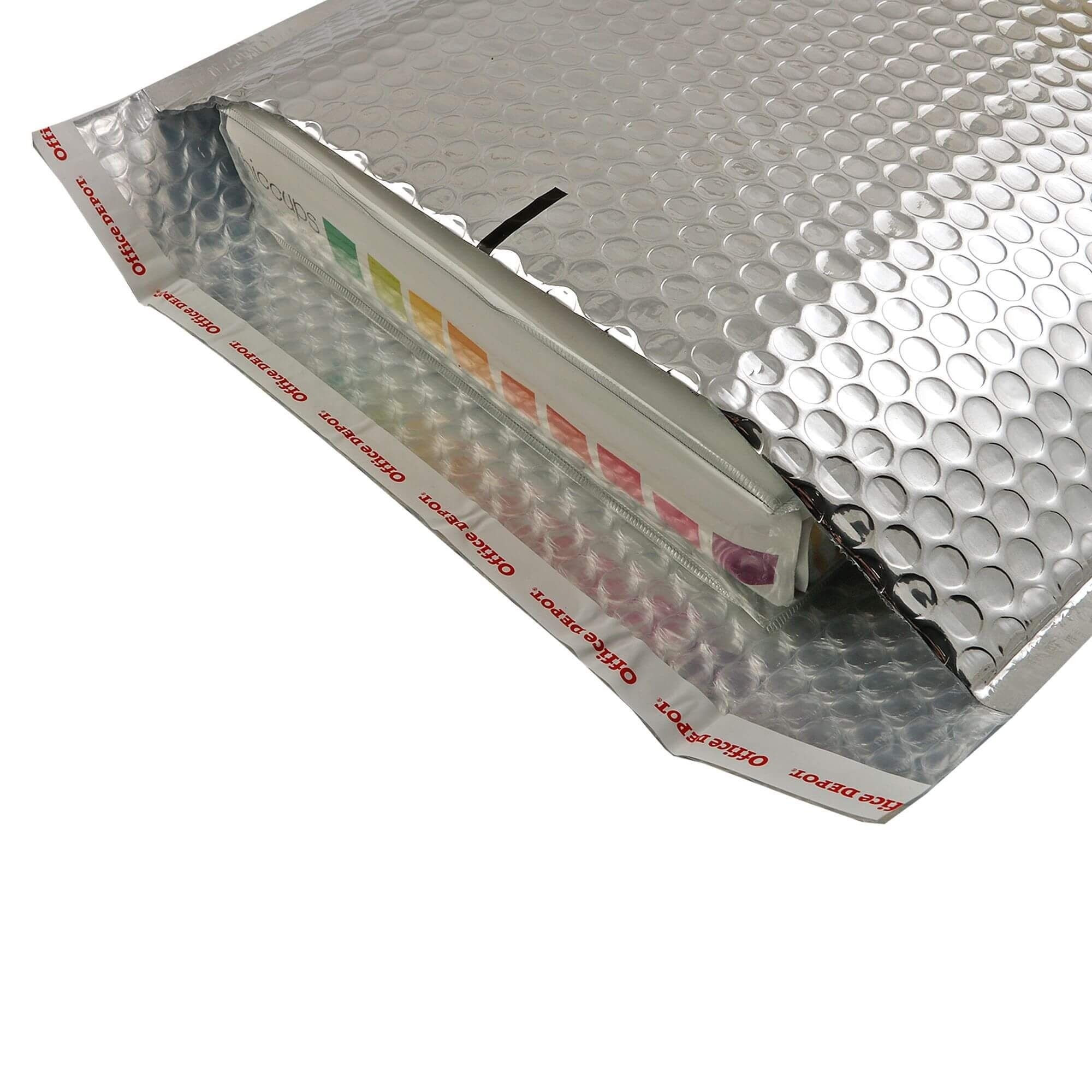 Set 100 plicuri cu bule, spatiu destinatar-expeditor, laminate ...