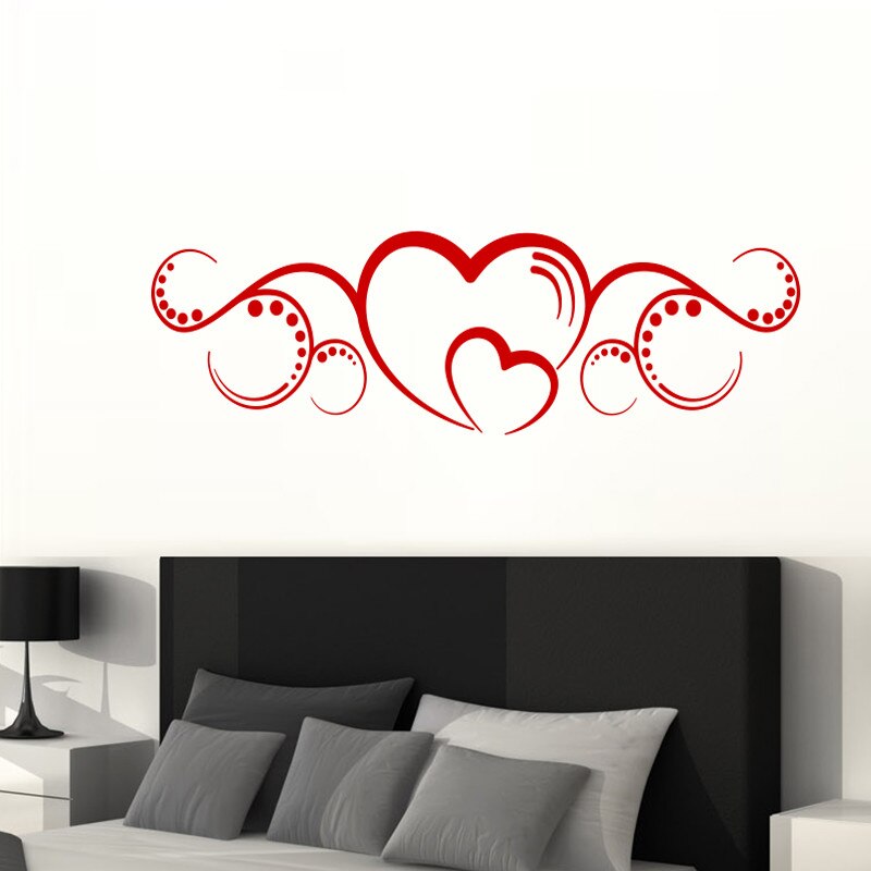 Sticker Decorativ - SMAER - Inima - 170cm x 50cm - Rosu - eMAG.ro