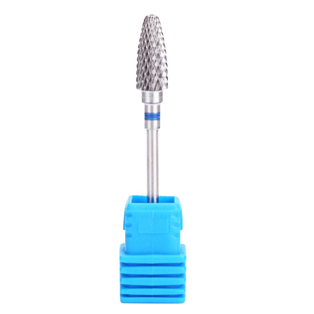Bit conic, din carbid, pentru gel, Albastru - eMAG.ro