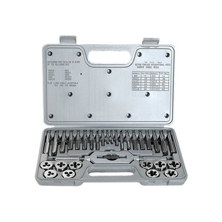 Set filiere si tarozi, M3-M12, 31 piese MTX Master - eMAG.ro