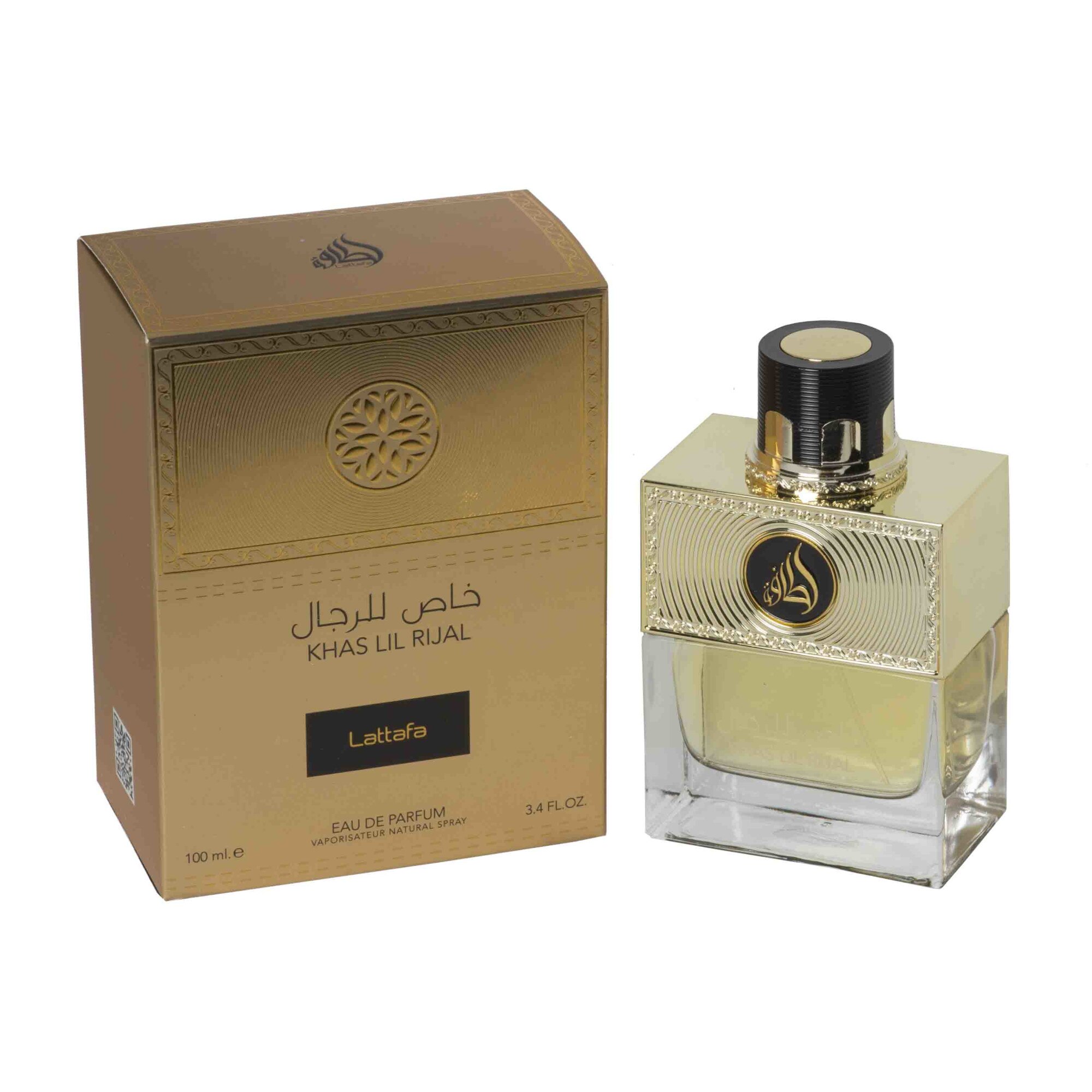 Parfum arabesc KHAS LIL RIJAL GOLD barbatesc, Lattafa, 100 ml - eMAG.ro