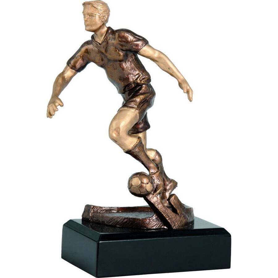 Trofeu Fotbalist din Rasina, 19.5 cm, pe soclu din lemn negru ...