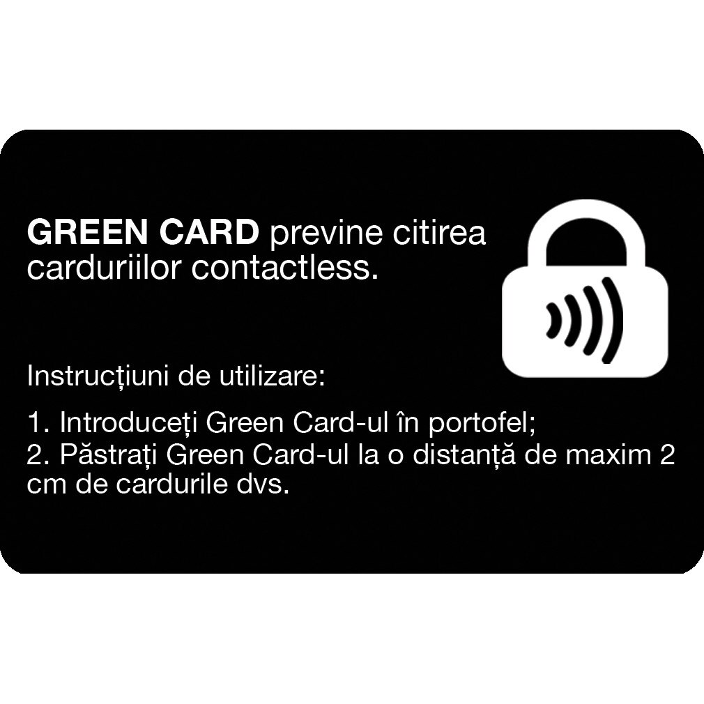 Card protectie contactless pentru protejarea cardurilor bancare cu RFID ...