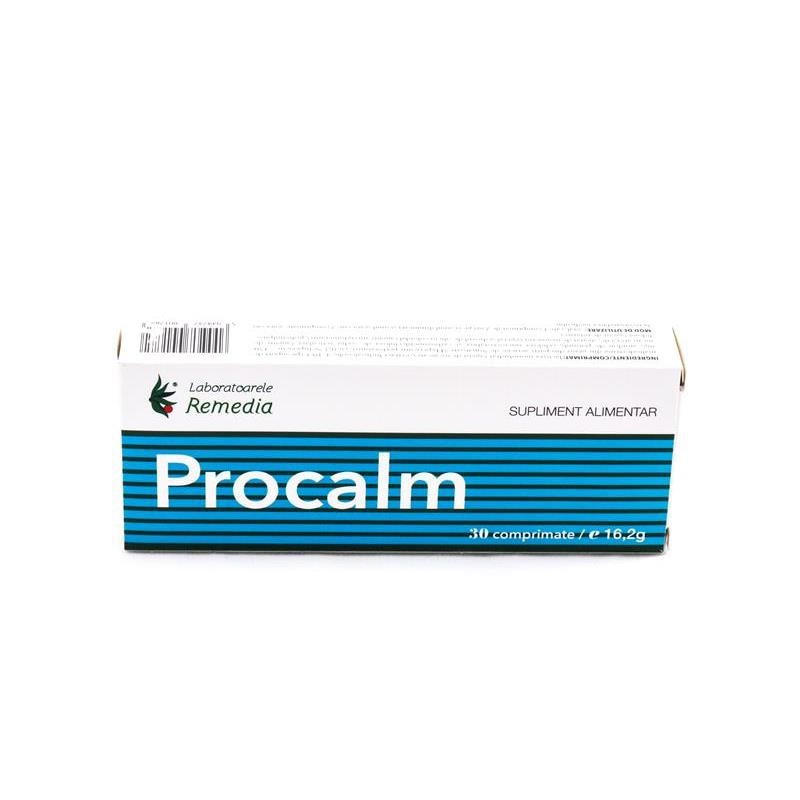 Procalm, 30 comprimate, Remedia - eMAG.ro