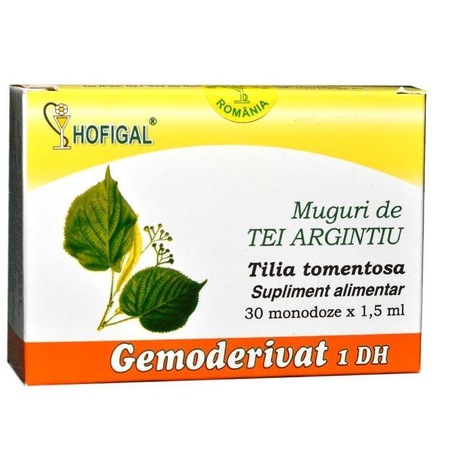 Gemoderivat 1 DH Muguri de Tei Argintiu 30 monodoze * 1.5 ml - eMAG.ro