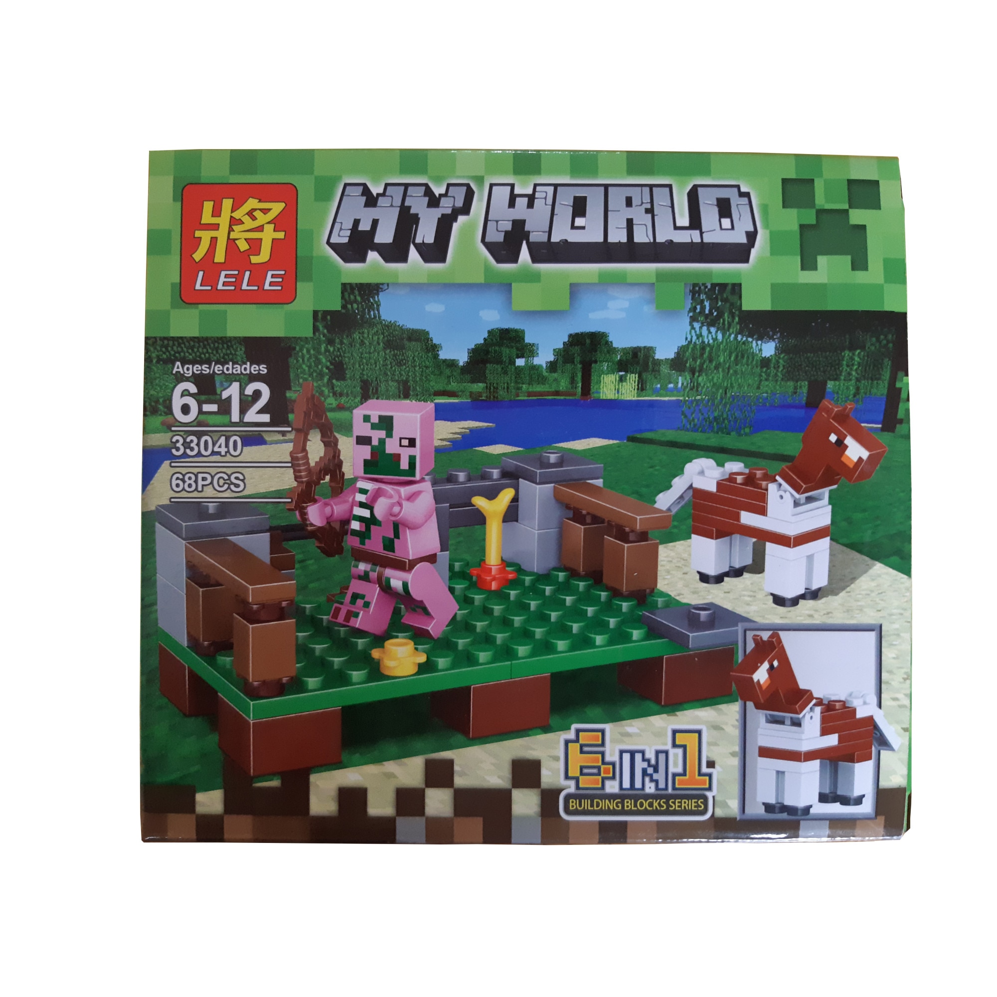 Set de 68 piese lego Minecraft - My World ( LELE ) - eMAG.ro