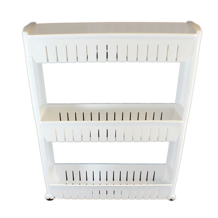 Suport Raft Modular, din Plastic, cu 3 Nivele, pe Roti pentru Spatii ...
