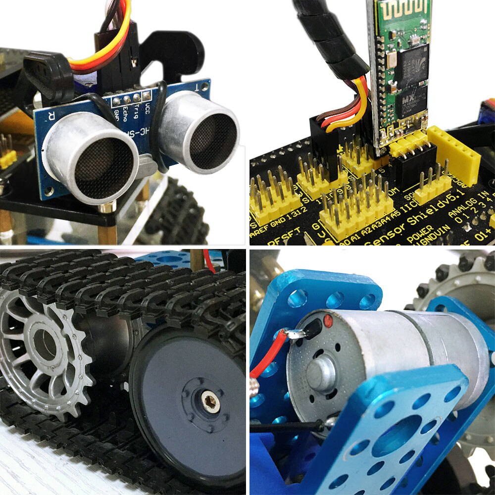 Robot inteligent cu programare Mini tank Arduino - eMAG.ro