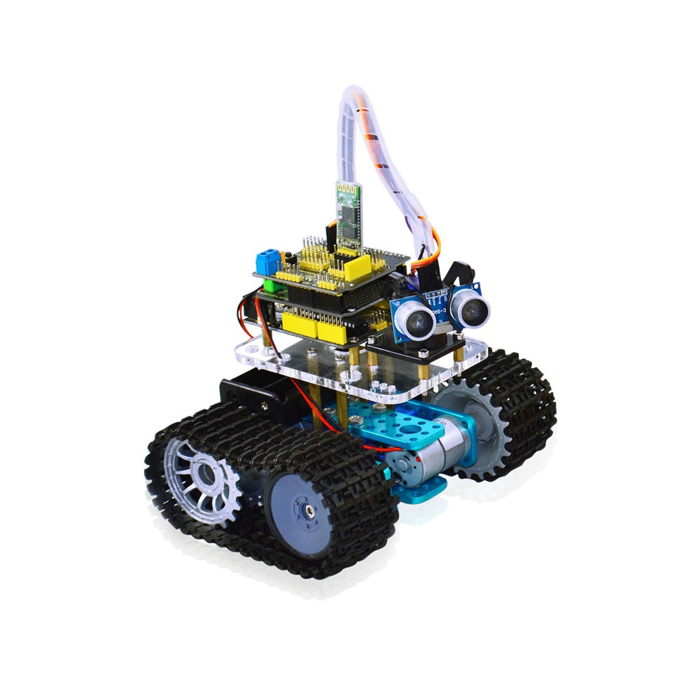 Robot inteligent cu programare Mini tank Arduino - eMAG.ro