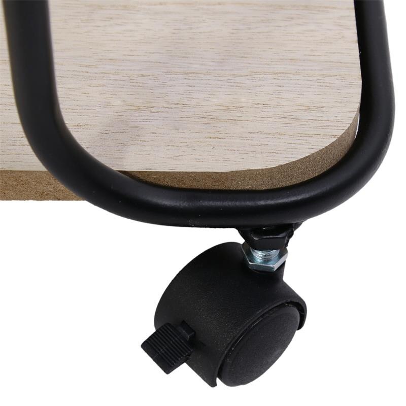 Masuta Servire Cu Rotile, Lemn-Metal, 62X30X83.5Cm, CMP - eMAG.ro