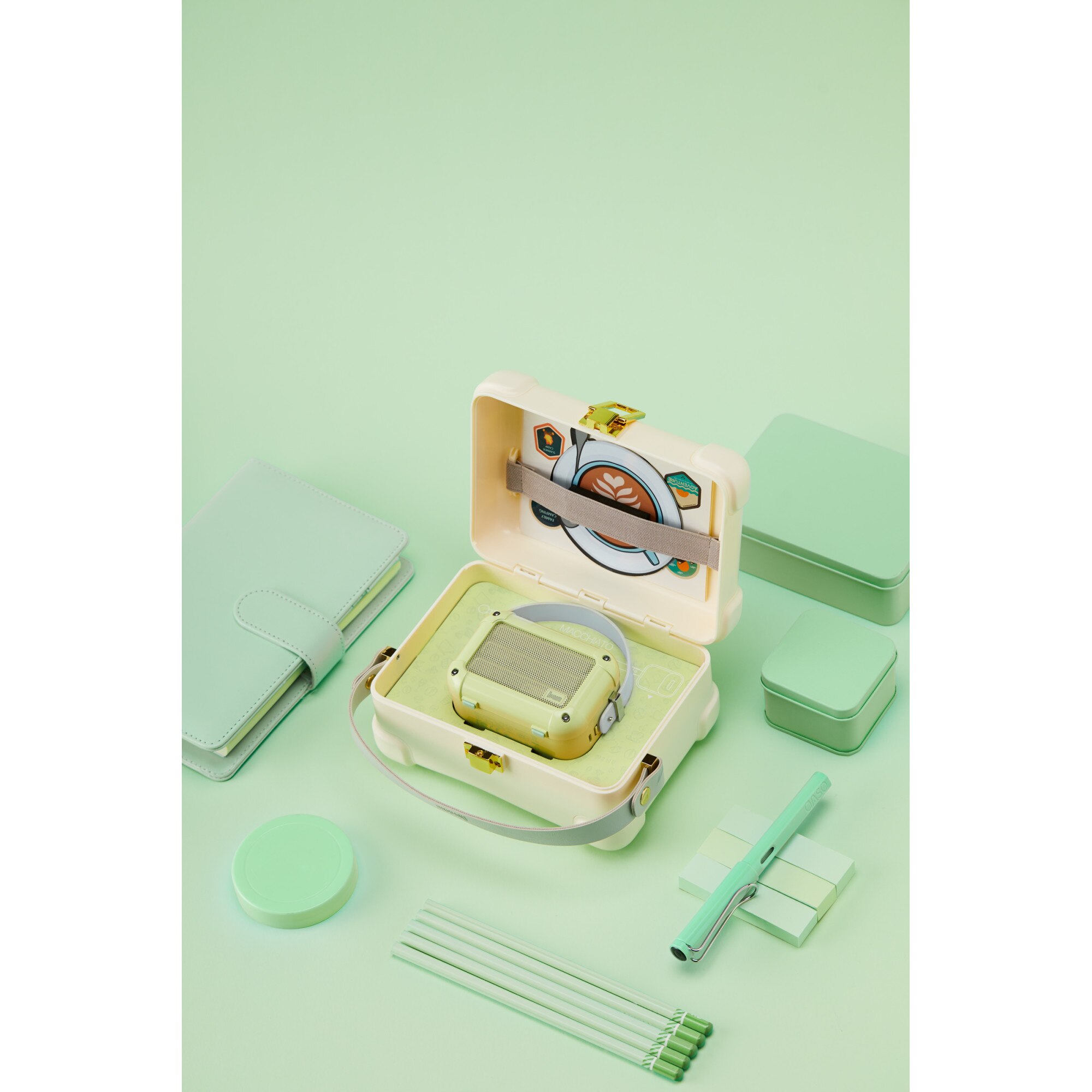 Boxa portabila, Divoom, Bluetooth TWS, Verde - eMAG.ro