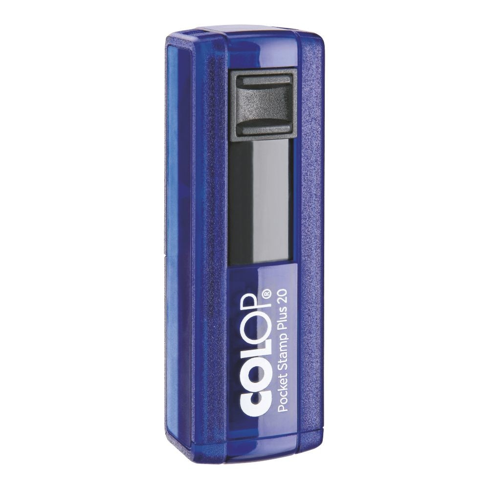 Stampila buzunar Colop PS Plus 20, parafa medic, tus albastru, 14 x 38 ...
