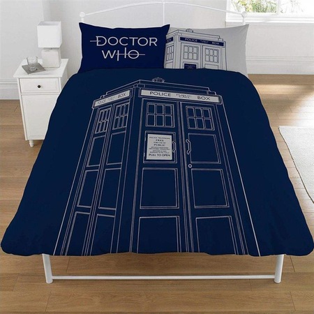 Set De Pat Dr Who Classic Tardis Double Panel Duvet - eMAG.ro