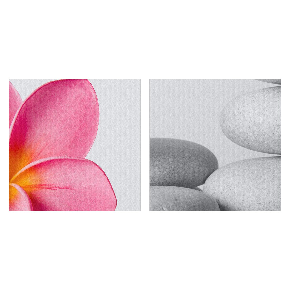 Tablou in rama 120x80 cm, Floarea si Pietrele, F1BAA120x80-2304 - eMAG.ro