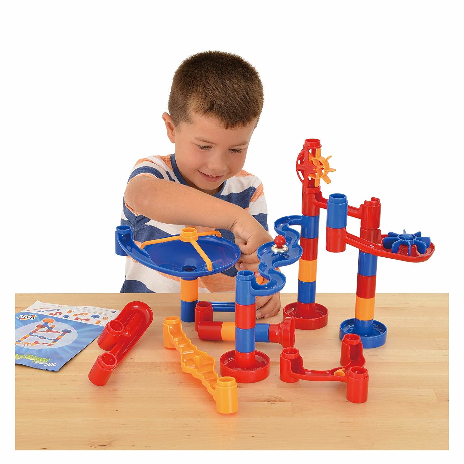 Joc de constructie Galt - Mega Marble Run, 100 piese - eMAG.ro