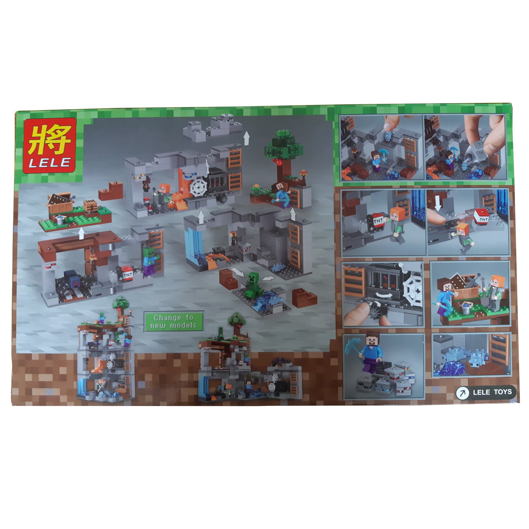 Set de 664 piese lego Minecraft - My World ( LELE ) - eMAG.ro