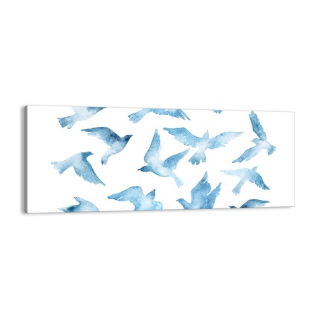 Tablou Canvas, 100x40 cm, Desen Cu Zbor Si Pasare, AB100x40-3125 - eMAG.ro