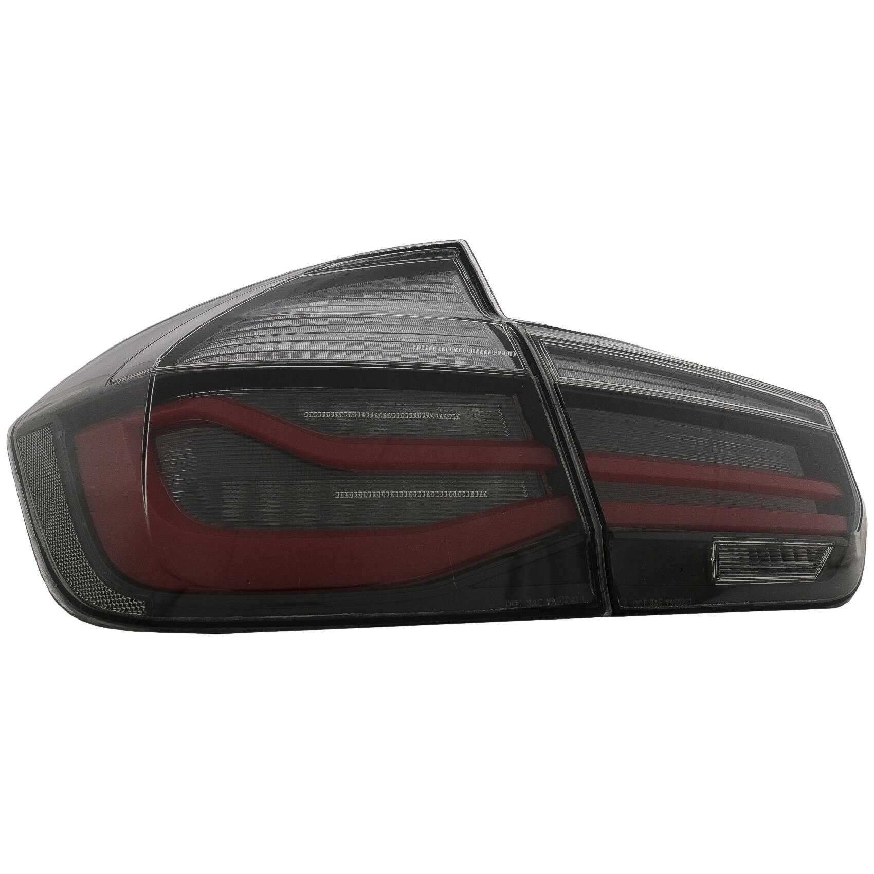 Stopuri LED M Look Black Line compatibil cu BMW Seria 3 F30 2011-2019 ...