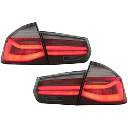 Stopuri LED M Look Black Line compatibil cu BMW Seria 3 F30 2011-2019 ...